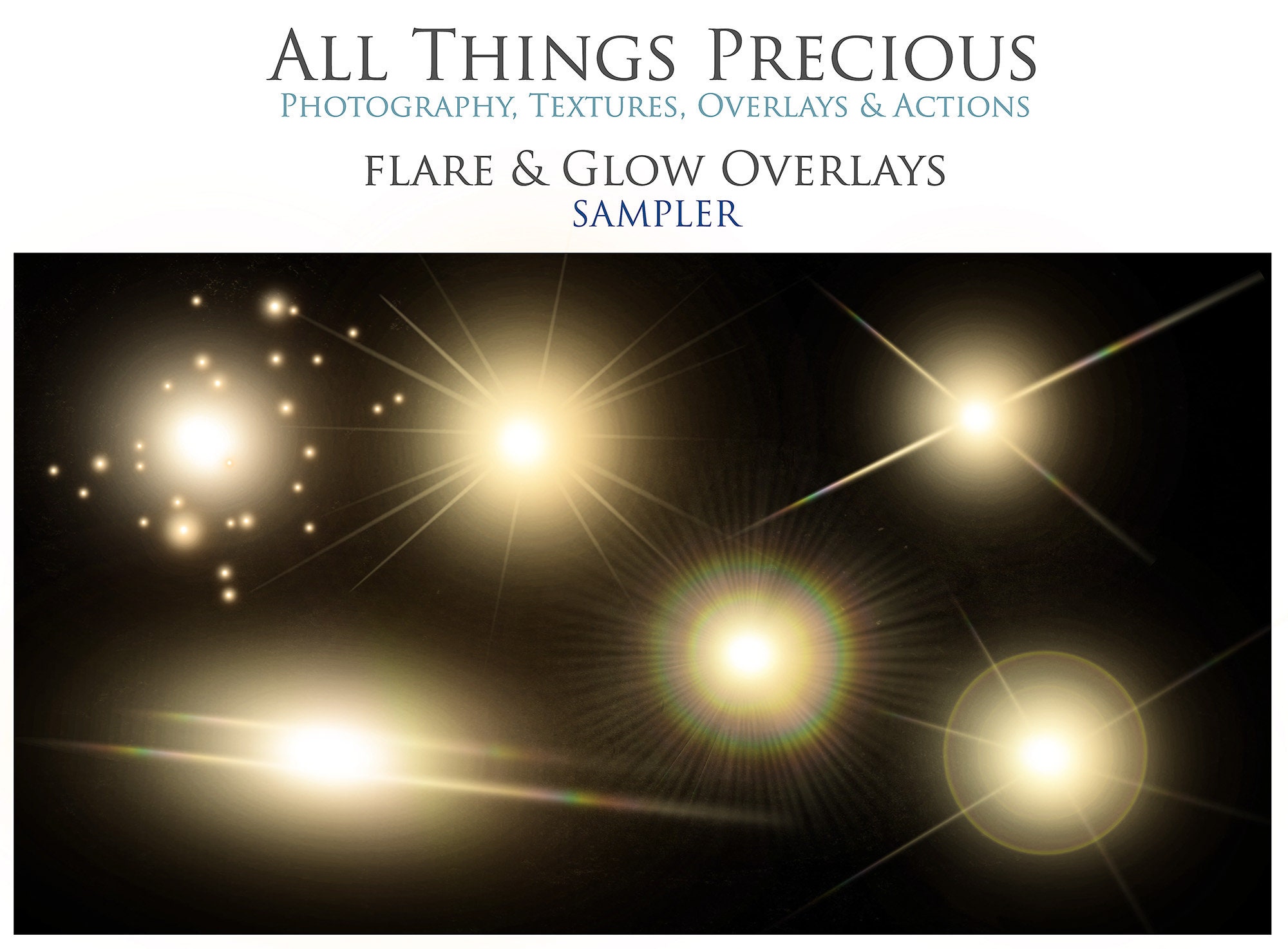 60 OVERLAYS Png FLARE & GLOW Photoshop Overlay Fairy - Etsy Australia