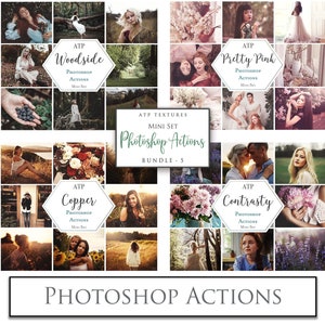 Photoshop Actions, Digital Bundle / No.5 / Actions for Photographers ...