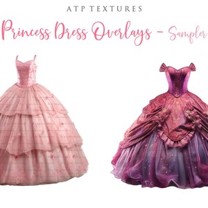 20 Photo OVERLAYS - Princess Dress Ballgown Clipart / Pink Dress, Png ...