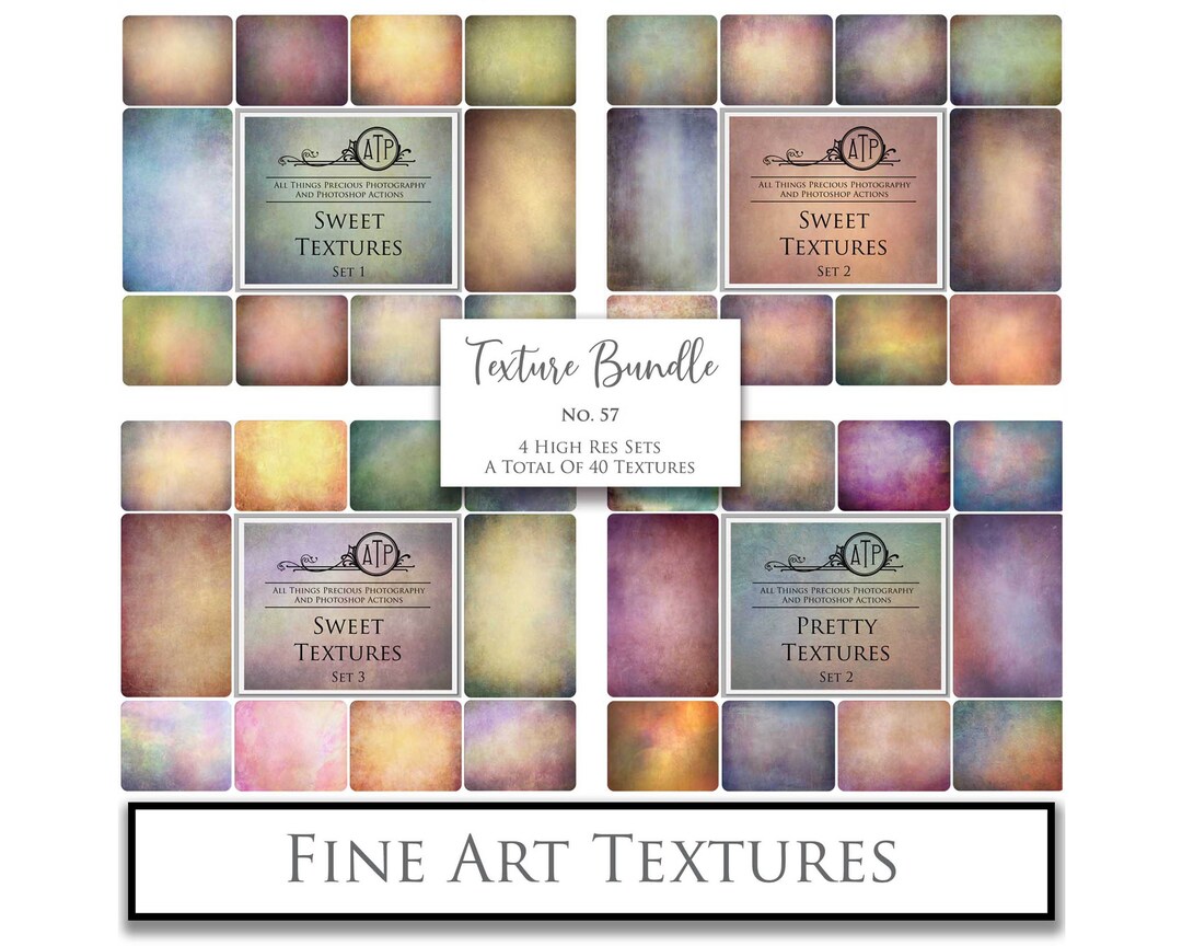 40 Fine Art TEXTURES BUNDLE No. 57. Digital Photography, Scrapbooking ...