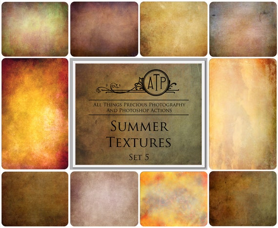10 Fine Art TEXTURES - SUMMER Set 5 / Photography Texture, Digital ...