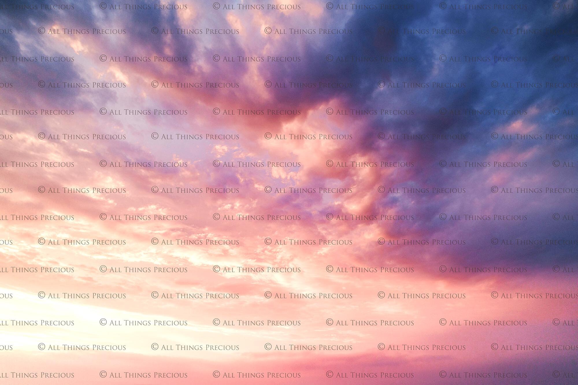 24 SKY OVERLAYS - Set 5 - Photo Overlay, Sunrise, Sunset, Digital ...