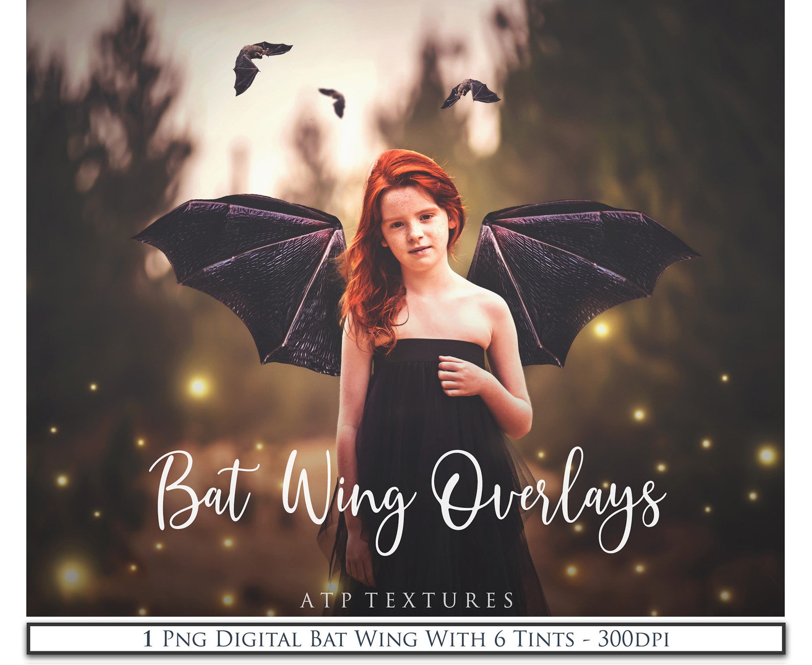PNG OVERLAYS 6 Bat WINGS / Halloween Wings Png High | Etsy