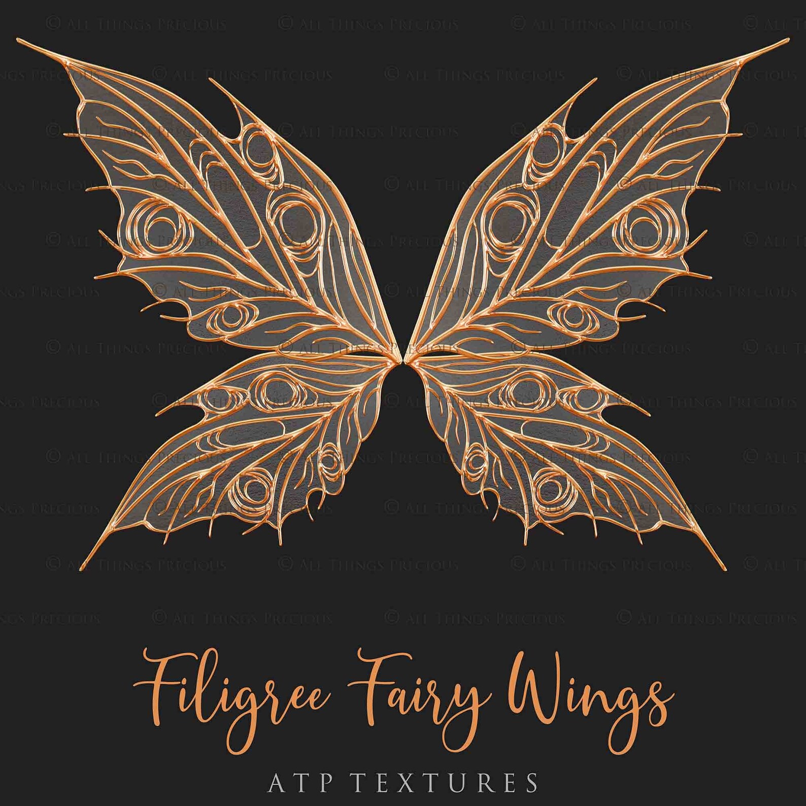 25 Png Overlays FILIGREE FAERY WINGS Set 5 / Photo Overlay - Etsy