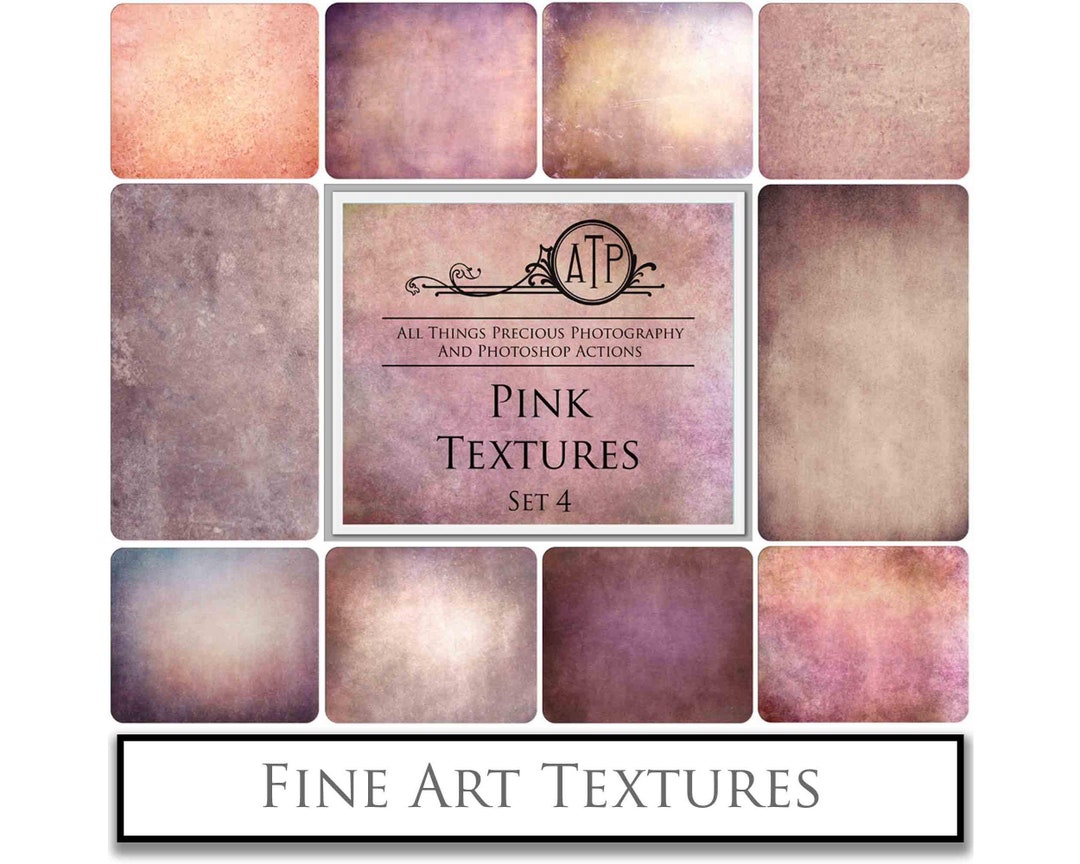 10 Digital Jpeg TEXTURES for Photography - PINK Set 4 / Photography ...