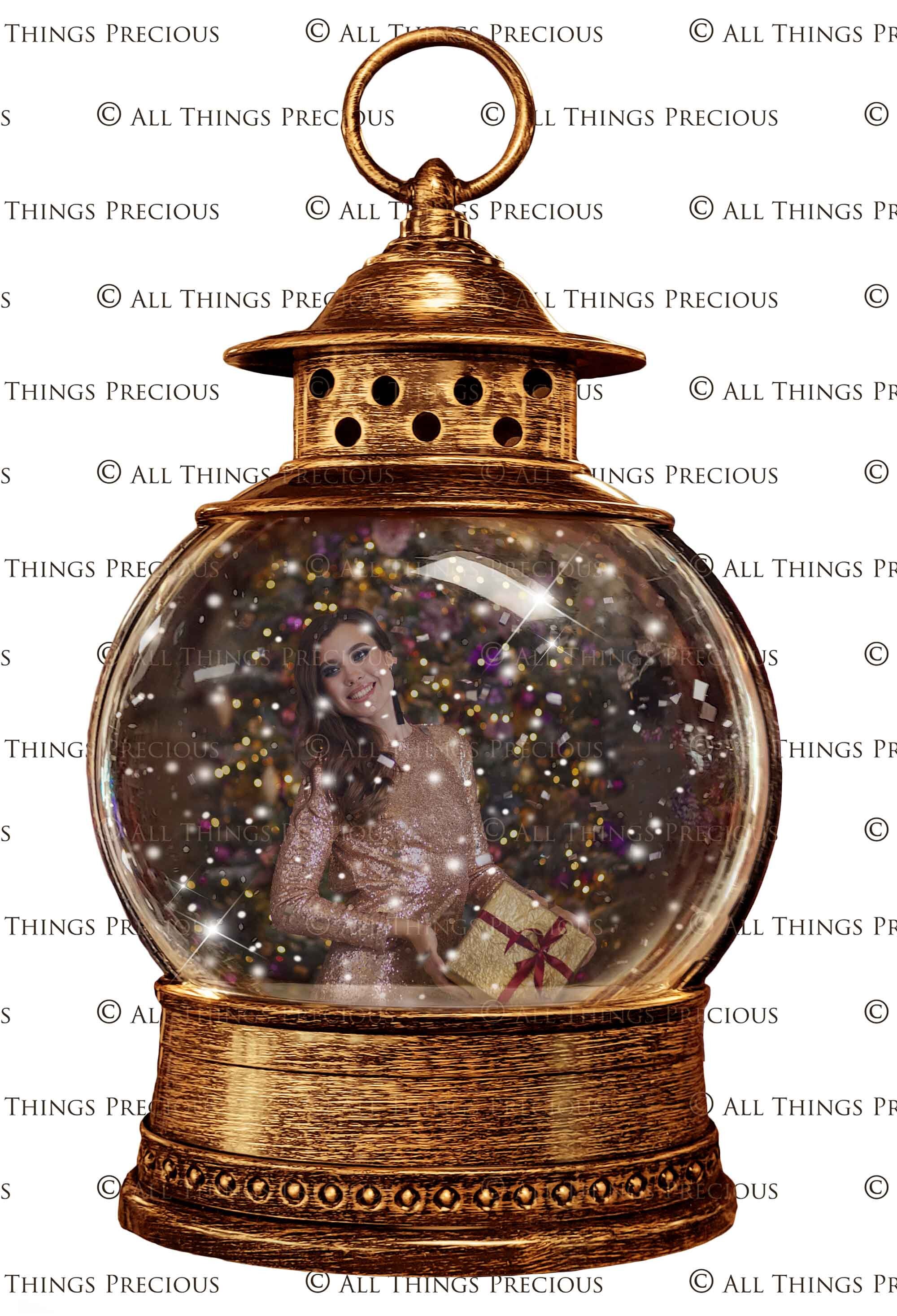 PNG CLIPART Digital Snow Globe PSD Template No.18 / | Etsy