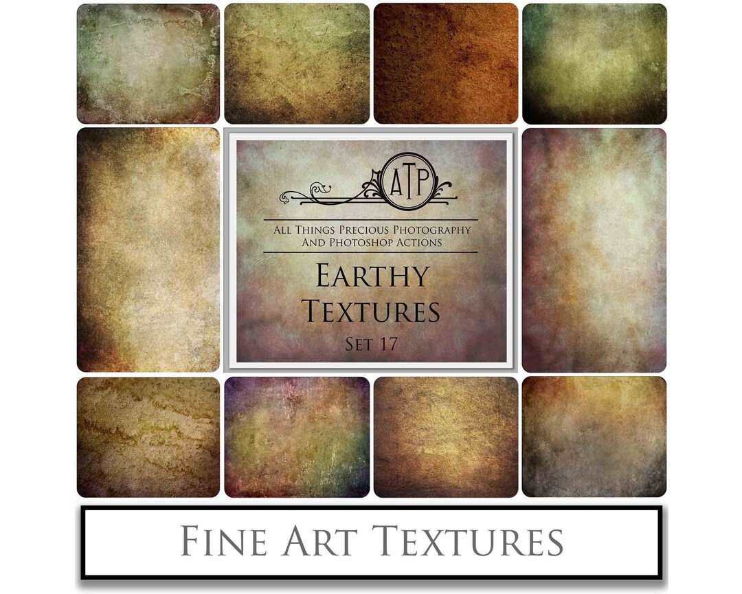 10 Photo TEXTURES Earthy Set 17 / Photography Overlays, Digital Paper ...