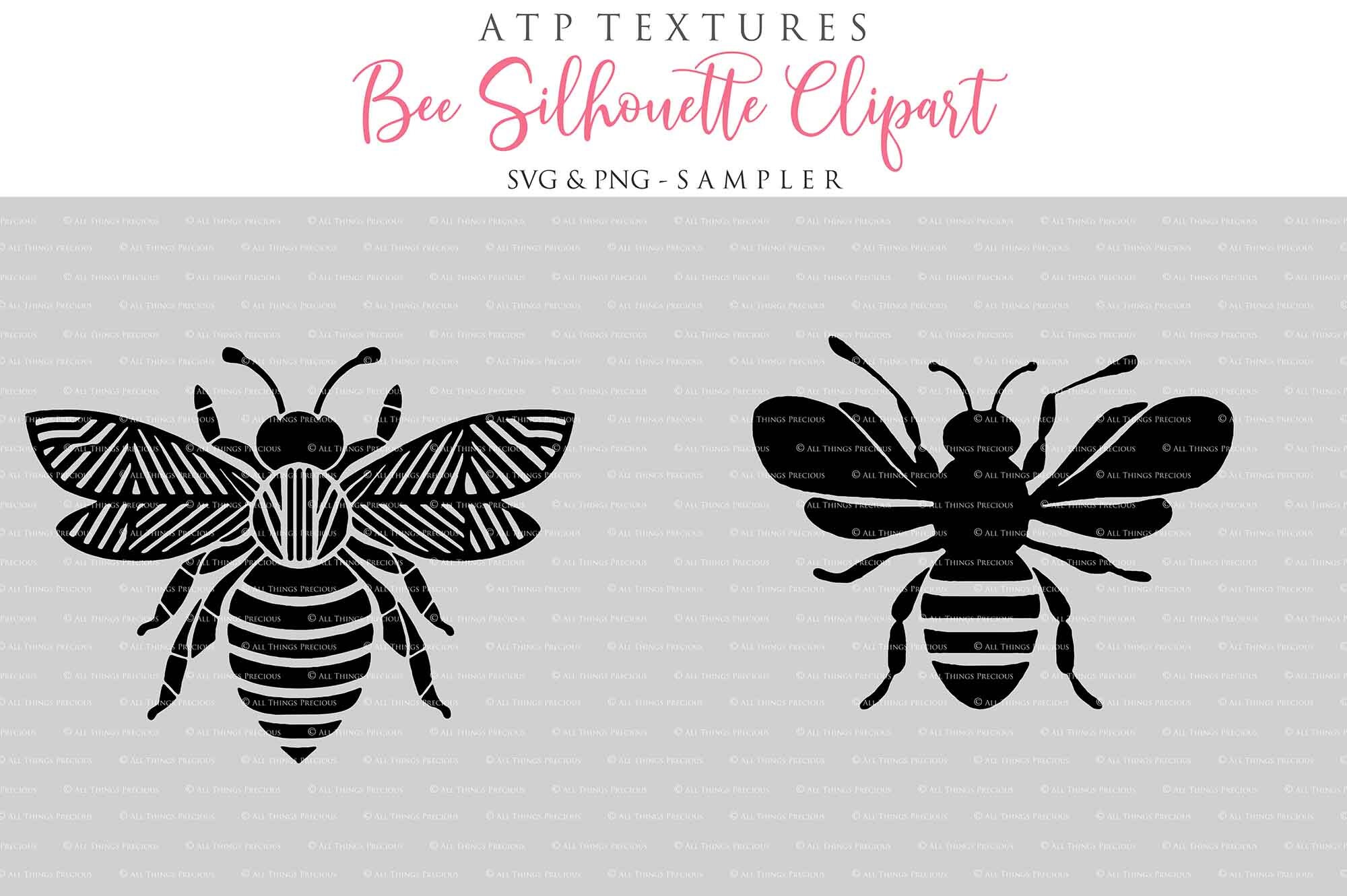 12 SVG BEE CLIPART Set 2 Silhouette Png Clipart Print - Etsy Australia