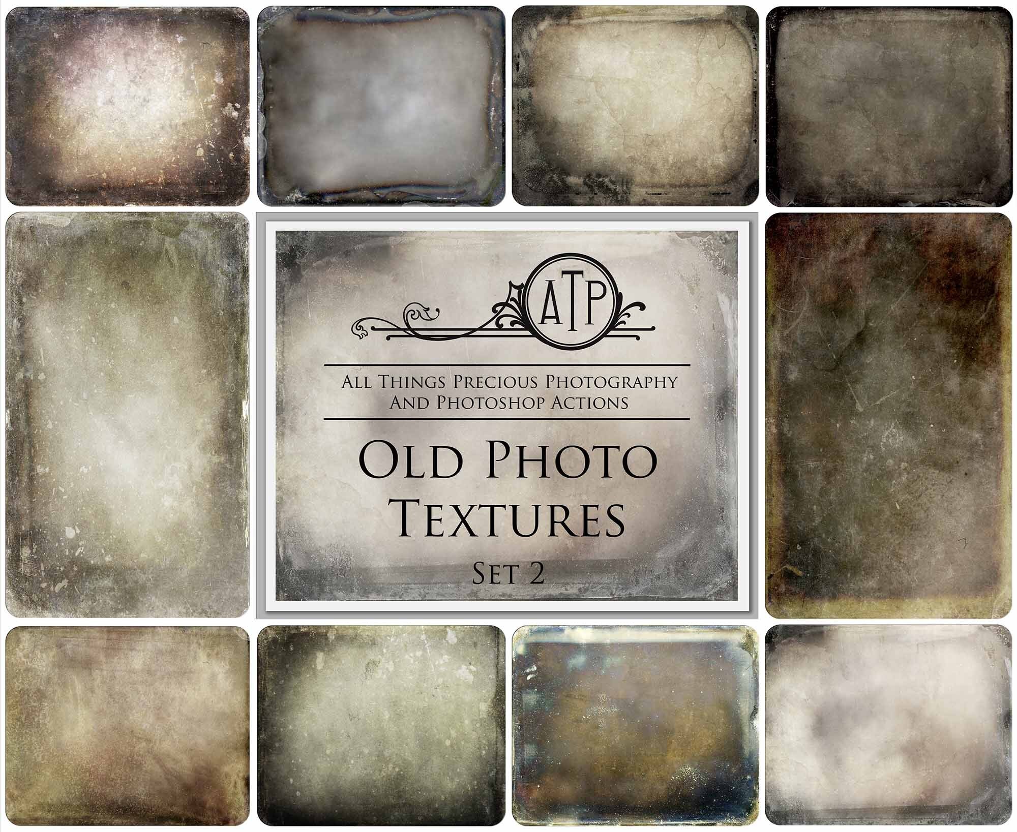 10 Old Photo TEXTURES Vintage Set 2 / Photo Overlays | Etsy Australia