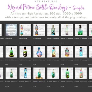 Png Overlays - WIZARD POTION BOTTLES - Set 2 / Photo Overlay, High ...