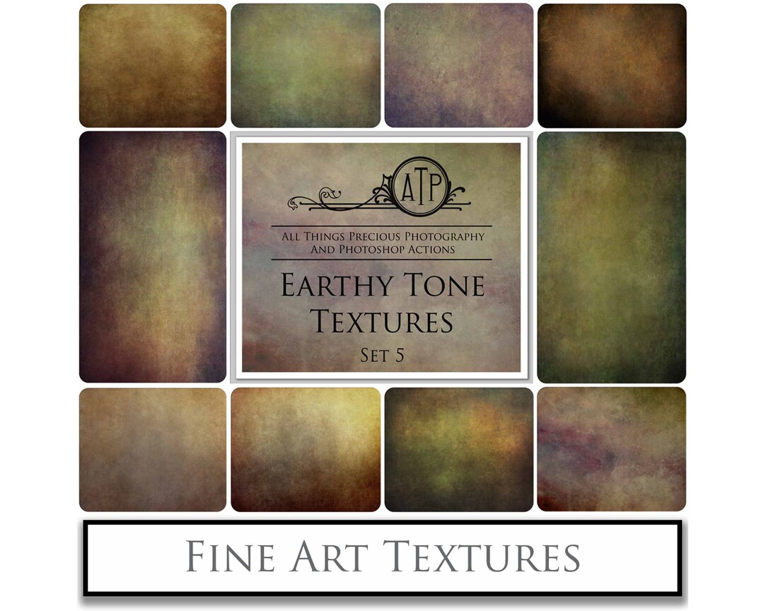 10 Fine Art Textures - Earthy Set 5 / Photography Textures, Digital ...