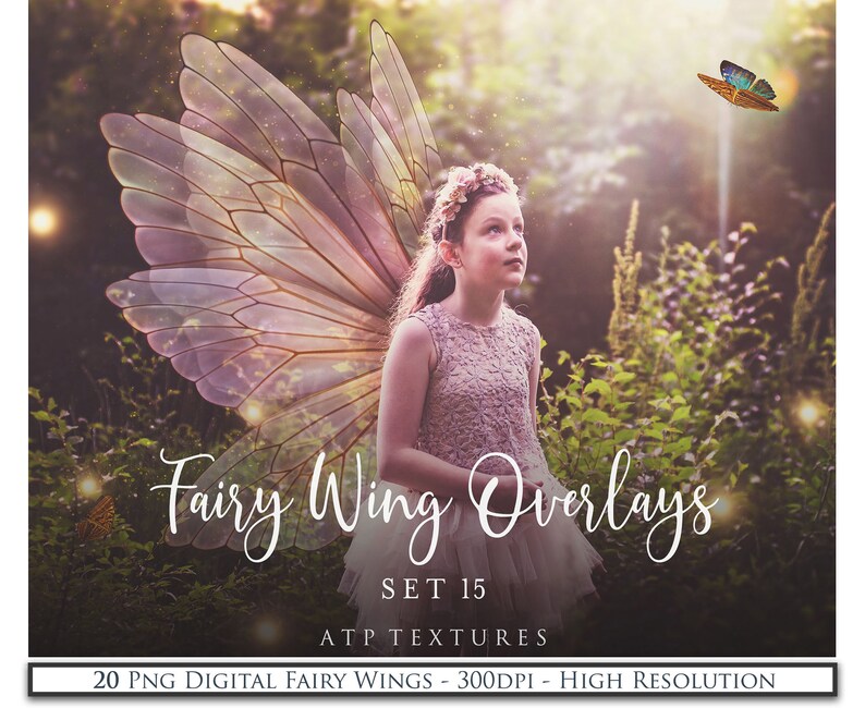 Digital Overlays Fairy Scene Creator SPRING Png Clipart - Etsy