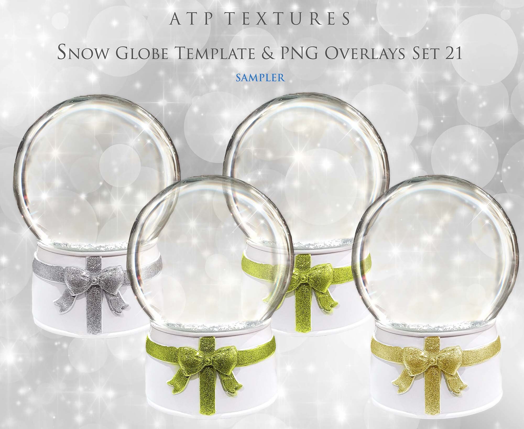 PNG CLIPART Digital Snow Globe PSD Template No.18 / - Etsy