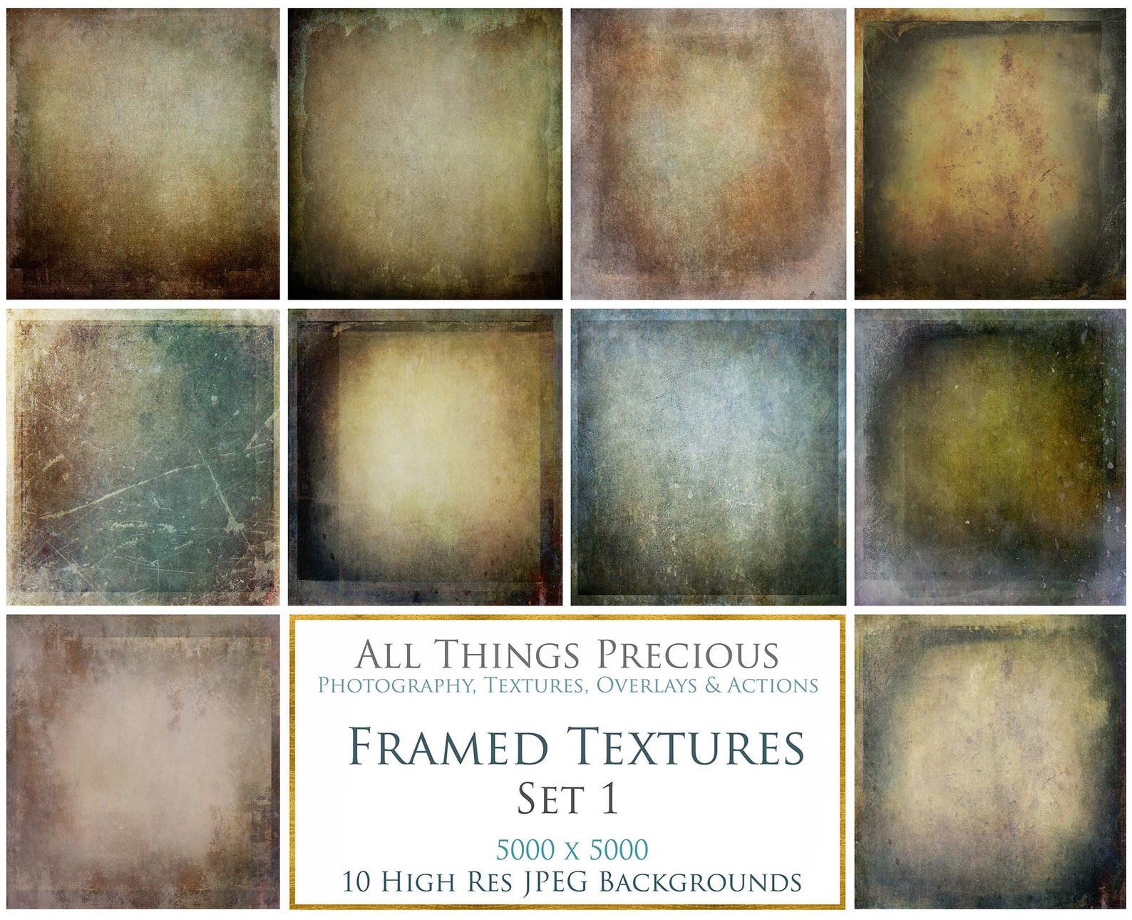 Fine Art TEXTURES FRAMED Set 1 / Photography Edit Digital - Etsy Australia