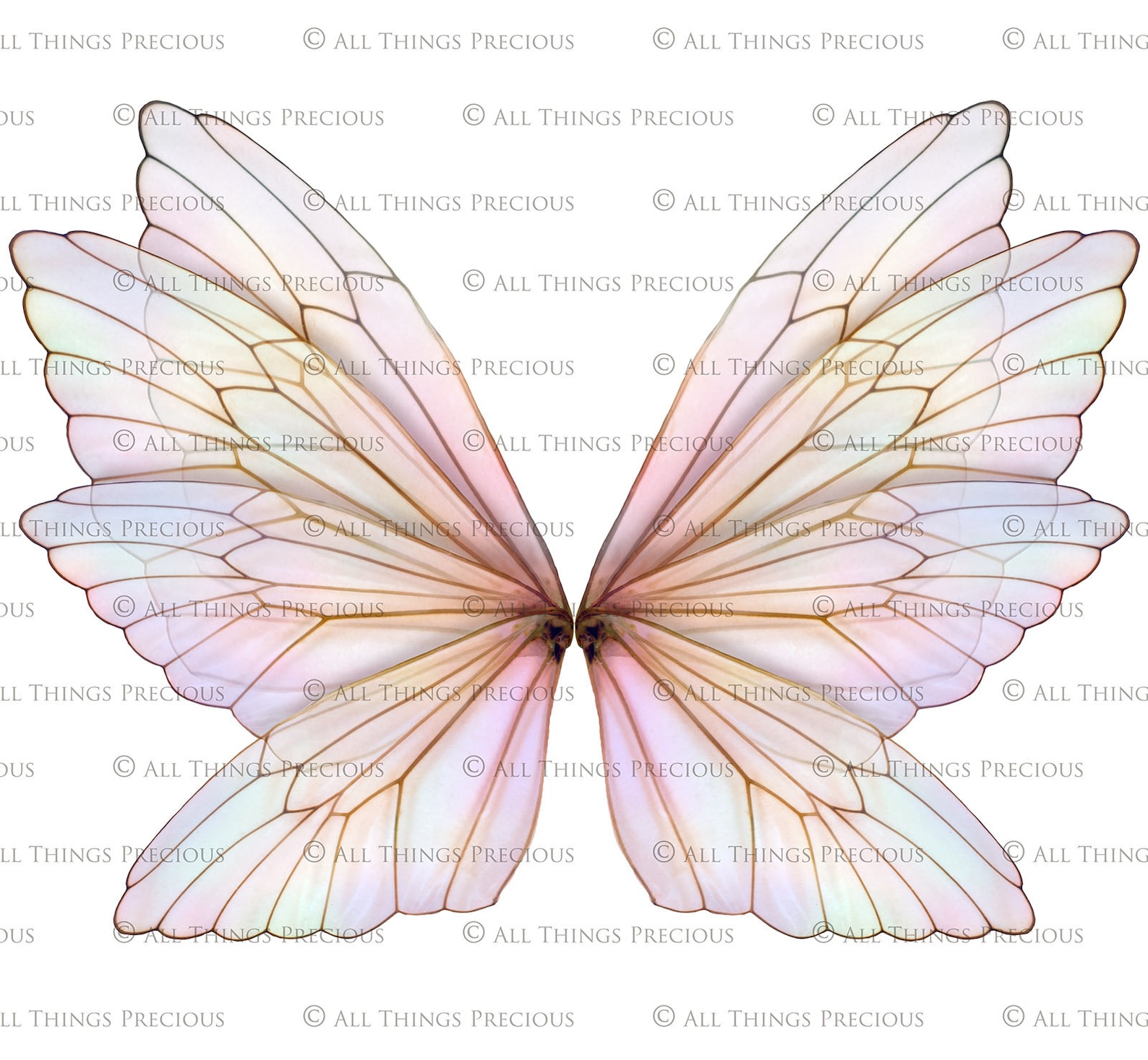PRINTABLE FAIRY WINGS Set 4 - Scrapbooking Clipart, Digital Wing, Print ...