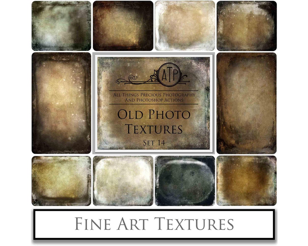 10 Old Photo TEXTURES - Vintage Set 14 / Photo Overlays, Digital Paper ...