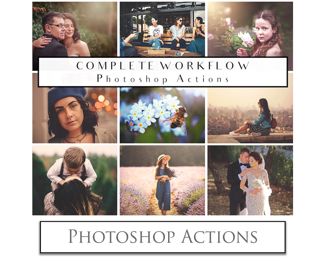 60 Fine Art PHOTOSHOP ACTIONS - Complete Workflow Photoshop Actions ...