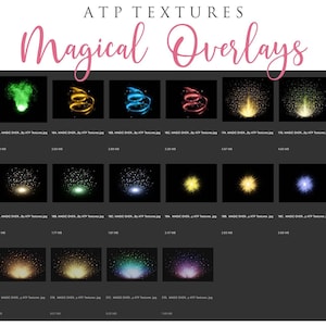 60 Photo OVERLAYS Magical Book Magic / Glow Overlay - Etsy