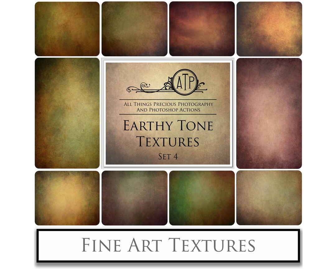 10 Fine Art TEXTURES - EARTHY Set 4, Photography Textures, Digital ...