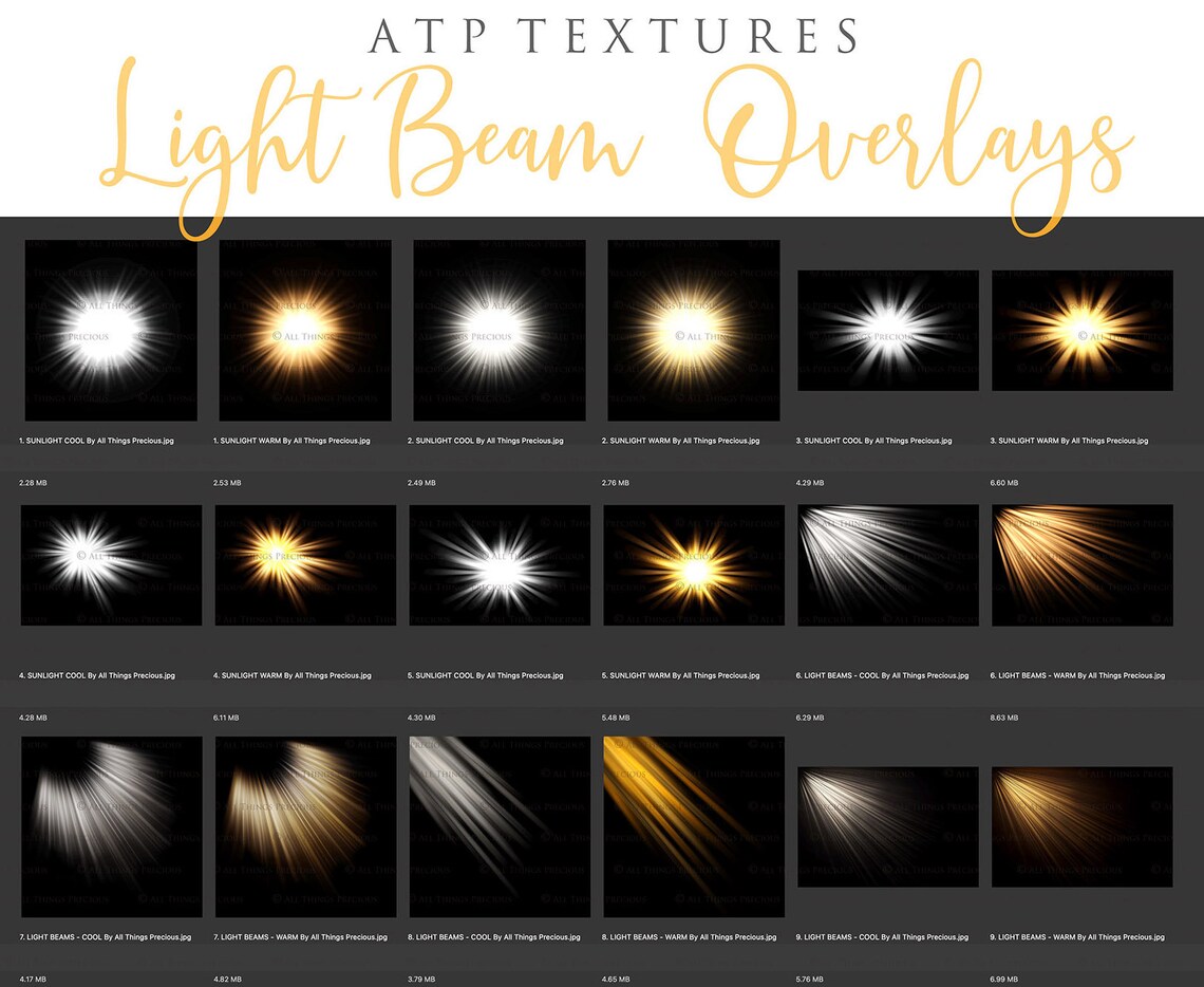 50 Flare OVERLAYS Light Beam Overlay / Photo Overlays - Etsy Australia