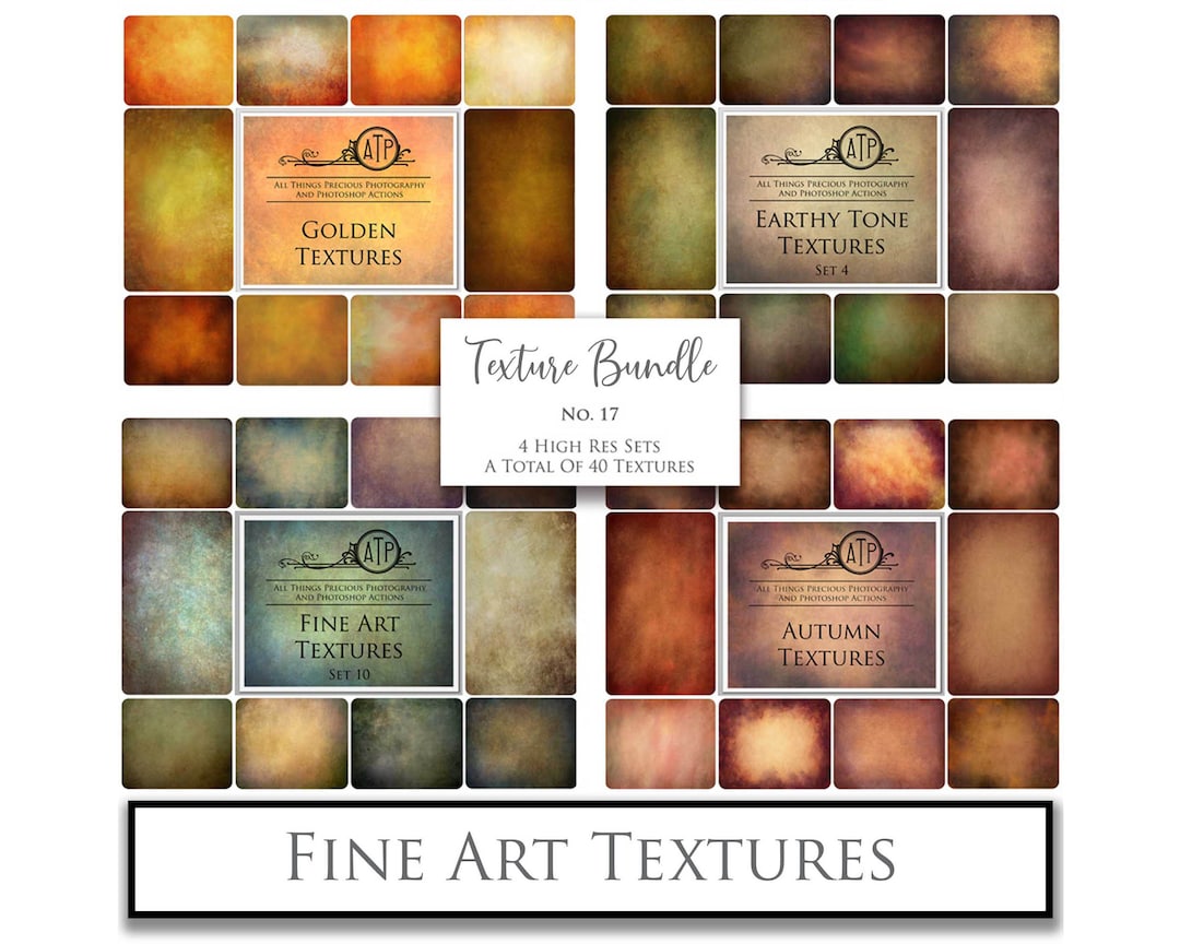 40 Fine Art TEXTURES, Digital BUNDLE / No. 17 / Background, Photo ...
