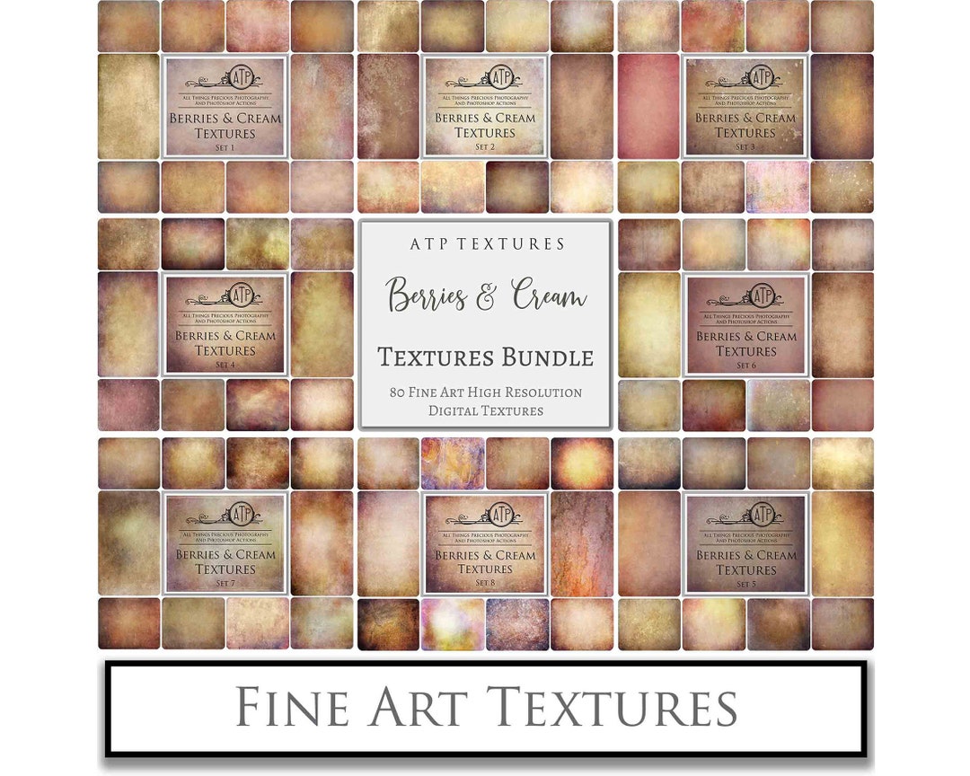 TEXTURES BUNDLE 5 - Berries & Cream Photo Editing, Texture, Digital ...