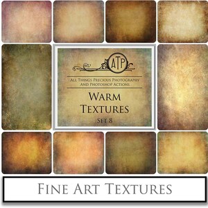10 TEXTURES WARM Overlays Set 8 / Fine Art Photography, Overlay ...