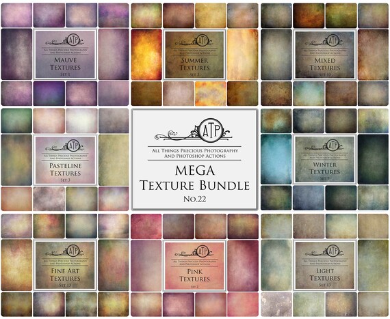 80 Fine Art Textures Digital Bundle No 22 Photo Overlays