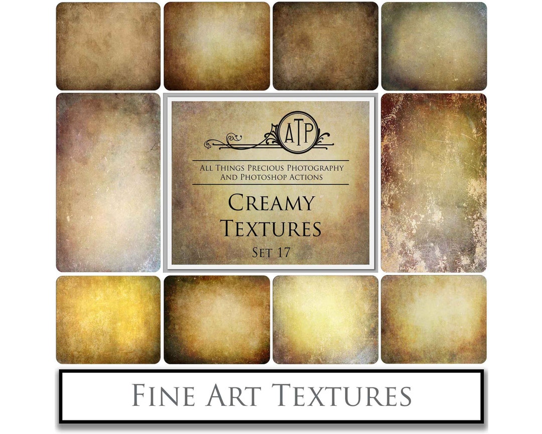 10 FINE ART TEXTURES - Creamy Set 17 / Photo Overlays, Photography ...