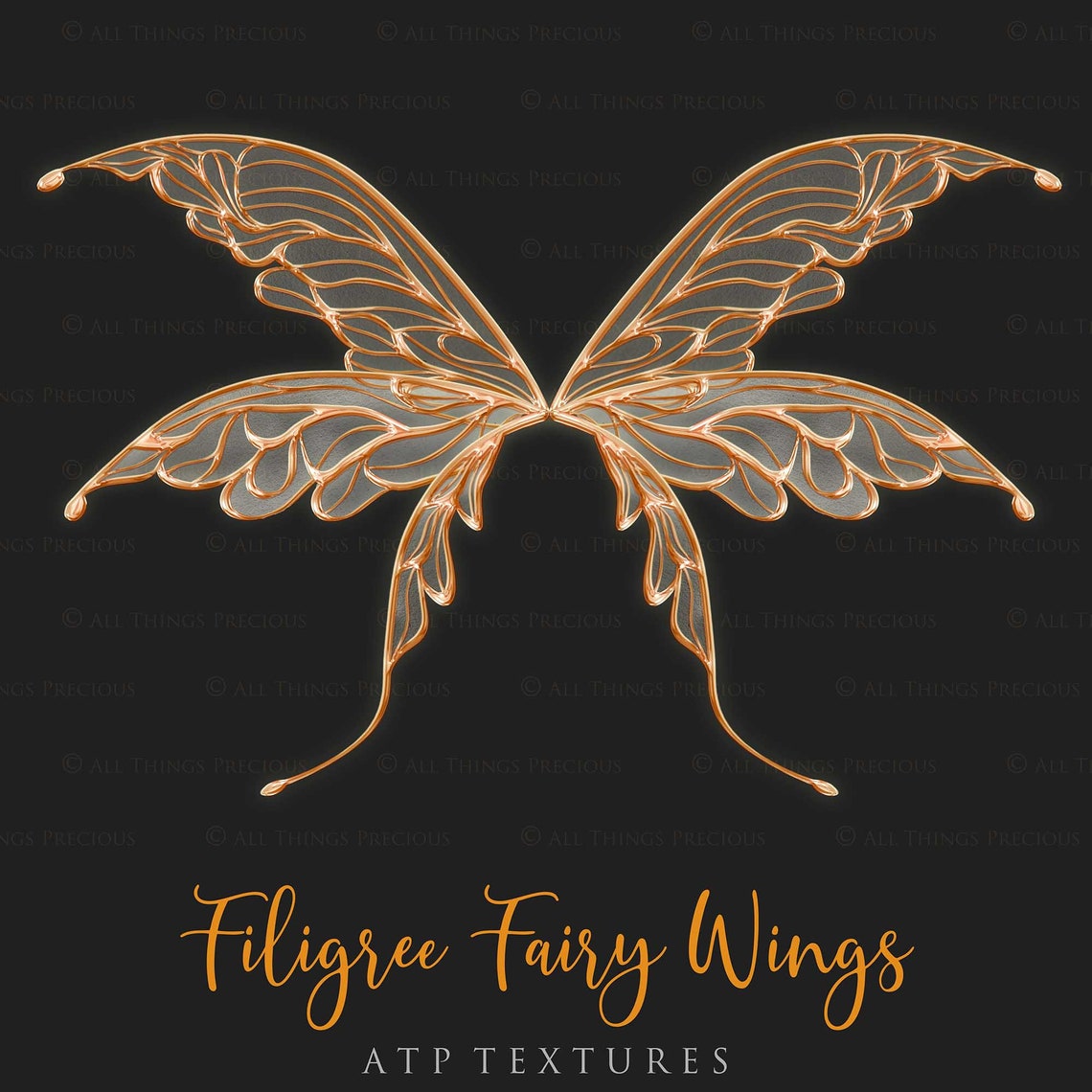 25 Png Overlays FILIGREE FAERY WINGS Set 1 / Photo Overlay - Etsy