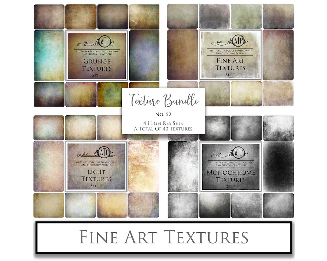40 Fine Art TEXTURES BUNDLE / No. 52 / Digital Photography ...