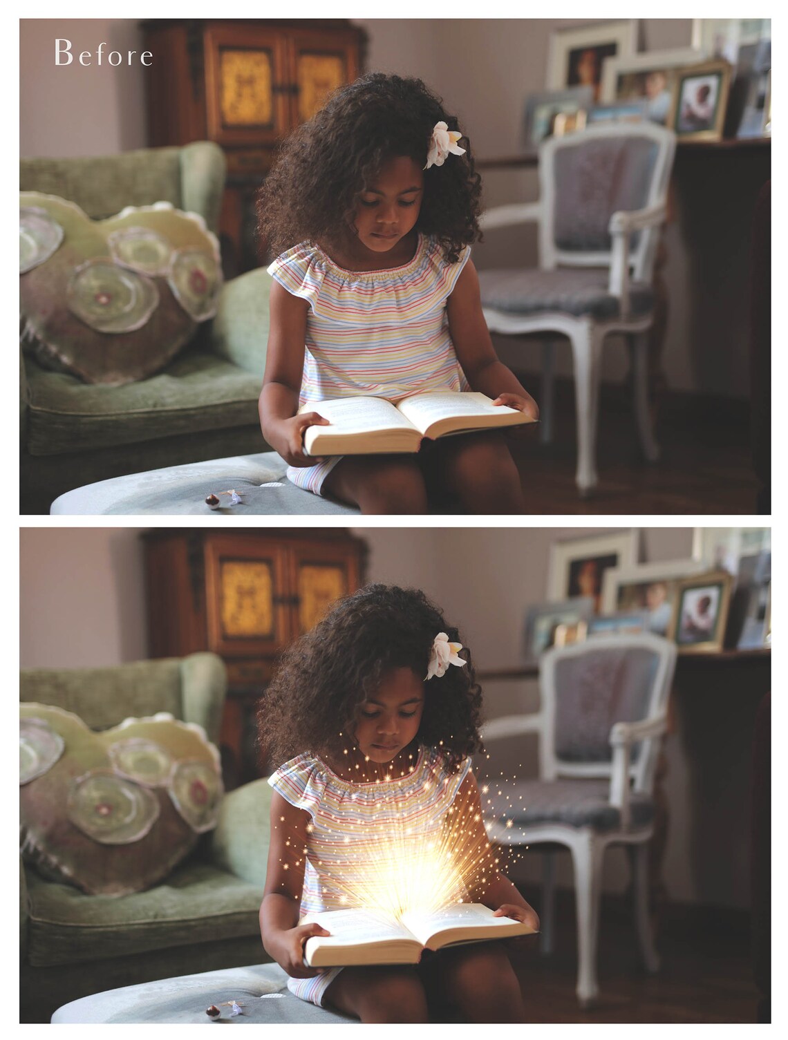 60 Photo OVERLAYS Magical Book Magic / Glow Overlay - Etsy