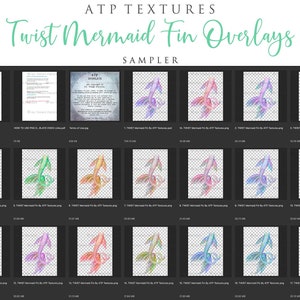 Png OVERLAYS - TWIST FIN, Mermaid Tail, Digital Clipart, Photo Overlay ...
