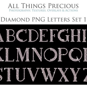 DIAMOND PNG, Letters Clipart, ALPHABET, Scrapbooking, Card Making ...