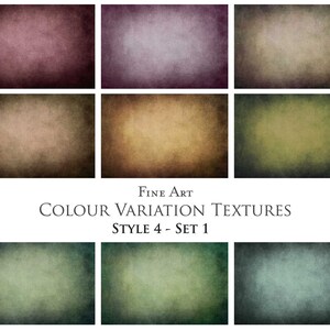 36 FINE ART TEXTURES - Colour Variation Set 1 - Photo Texture ...