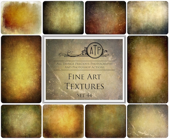 10 Fine Art Textures - Set 44 / Photography Texture, Paper ...