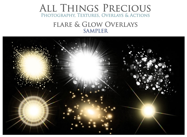 60 OVERLAYS Png FLARE & GLOW Photoshop Overlay Fairy - Etsy Australia