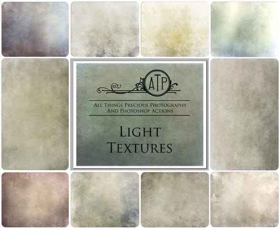 10 Fine Art TEXTURES - LIGHT Set 1 / Photography Texture, Digital ...