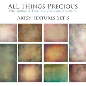 10 Fine Art TEXTURES - ARTSY Set 3 / Overlays, Photography, High Res ...