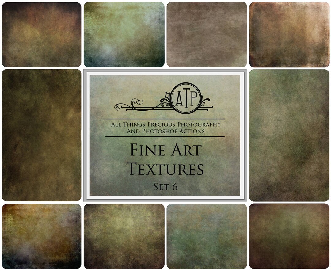 FINE ART TEXTURES Set 6 Digital Photography Scrapbooking - Etsy