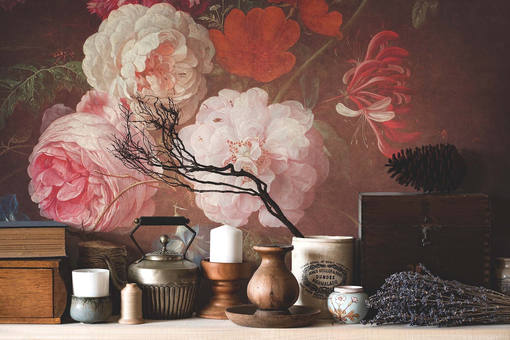 10 Fine Art FLORAL TEXTURES old Masters Flower Background Set | Etsy