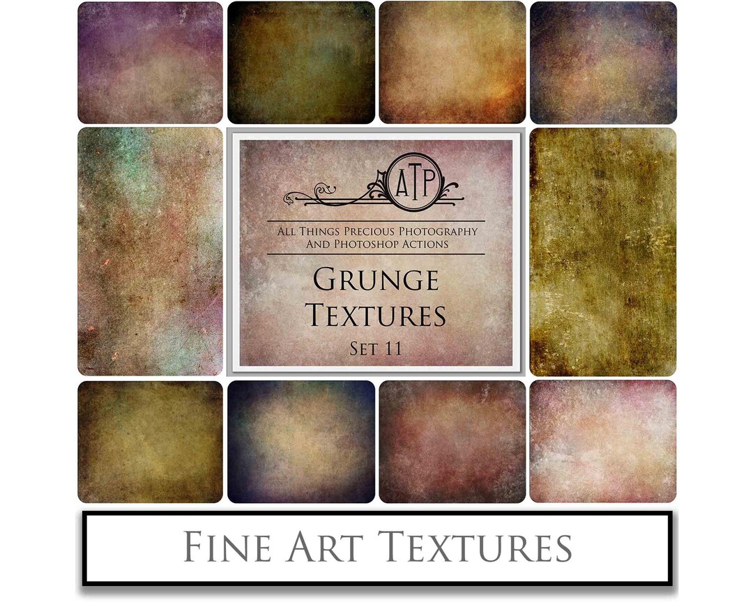 10 TEXTURES GRUNGE Set 11 / Photography Overlays, High Res, Digital ...