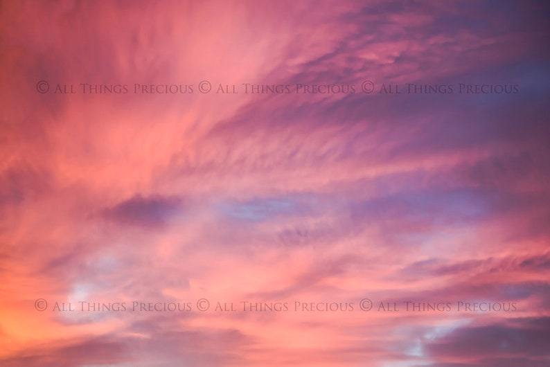 10 PRETTY SKY Overlays SET 1 / Photography Digital Clouds | Etsy