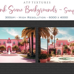 24 Ai Digital Backgrounds - PINK MOVIE SCENE - Photo Background ...