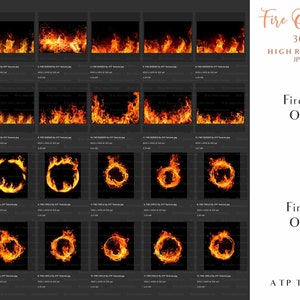 145 Fire Overlays Bundle, Fire Ring, Fire Circle, Fireball, Candle ...