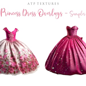 20 Photo OVERLAYS - Princess Dress Ballgown Clipart / Pink Dress, Png ...