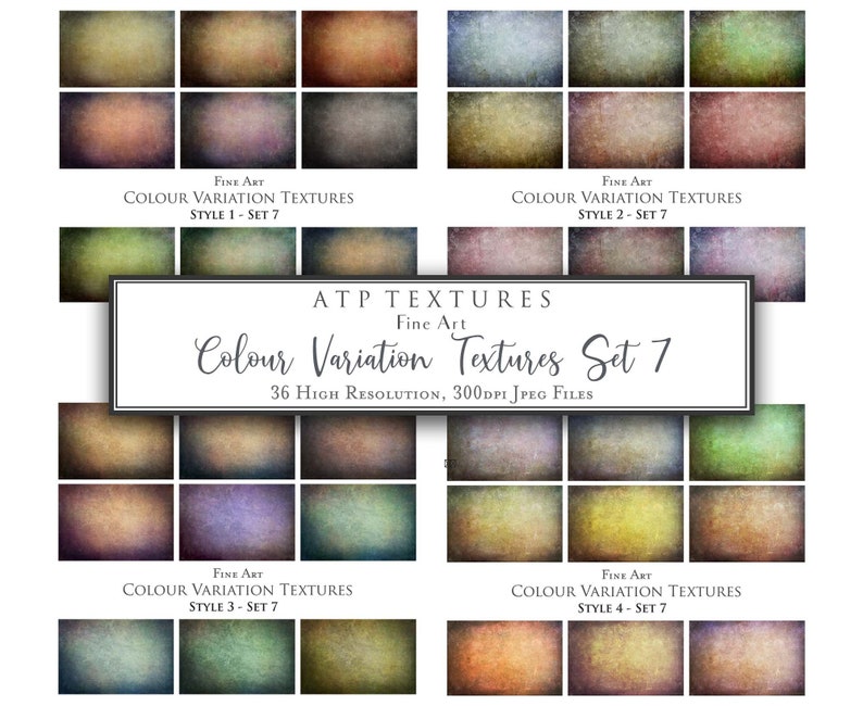 288 TEXTURES Colour Variations BUNDLE No. 1 / Fine Art - Etsy