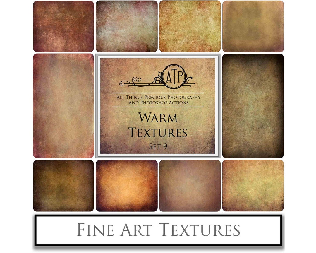 10 TEXTURES - WARM Set 9 / Overlays, Photography Texture, High Res ...