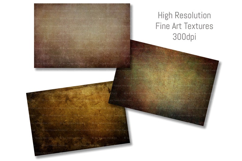 10 FINE ART TEXTURES - Canvas Set 10 / Photo Overlays, High Res ...
