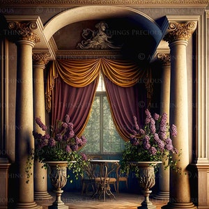 24 Digital Backgrounds TUSCAN VILLA Photo Background Old - Etsy